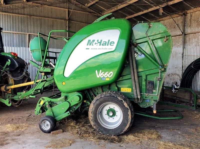 Mchale V660 Round Baler Hay Silage Equip Mchale Vic Power Farming