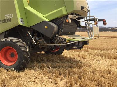 Claas Lexion Header with 45ft front combine harvester, Harvesters Claas ...