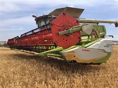 Claas Lexion Header with 45ft front combine harvester, Harvesters Claas ...