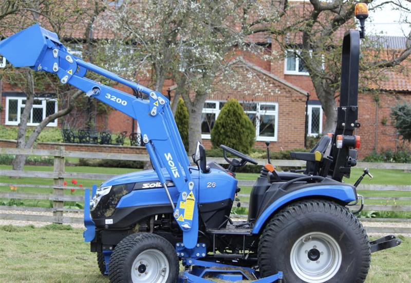 Solis 26HST 26HP Hydrostatic Tractor w/FEL, Tractors Solis, Sonalika ...