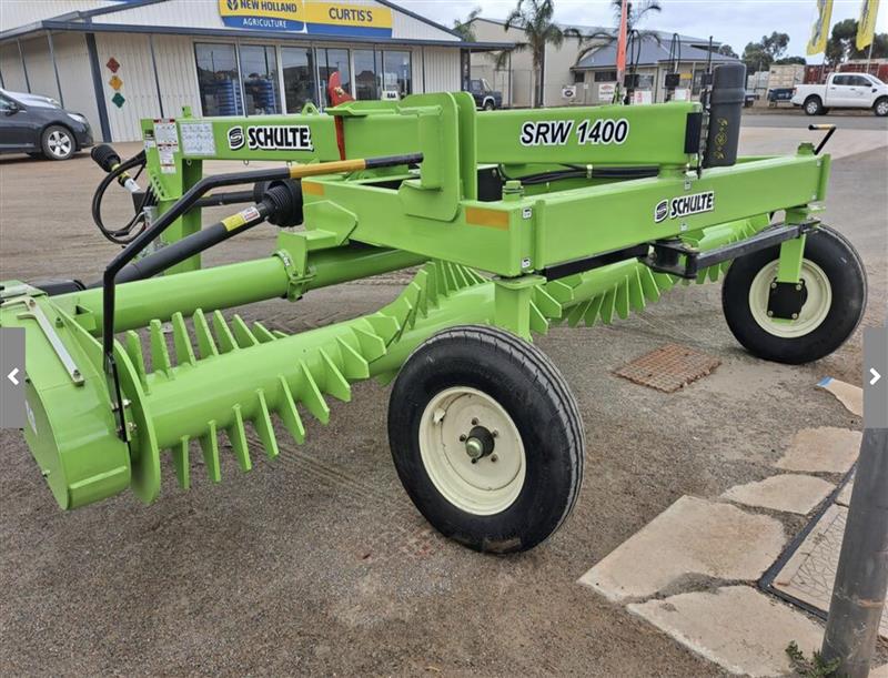Schulte SRW1400 Rock Windrower, Hay Silage Equip Schulte VIC | Power ...
