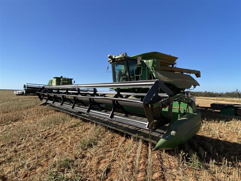 John Deere 9750 STS, 936D & trailer package combine harvester ...